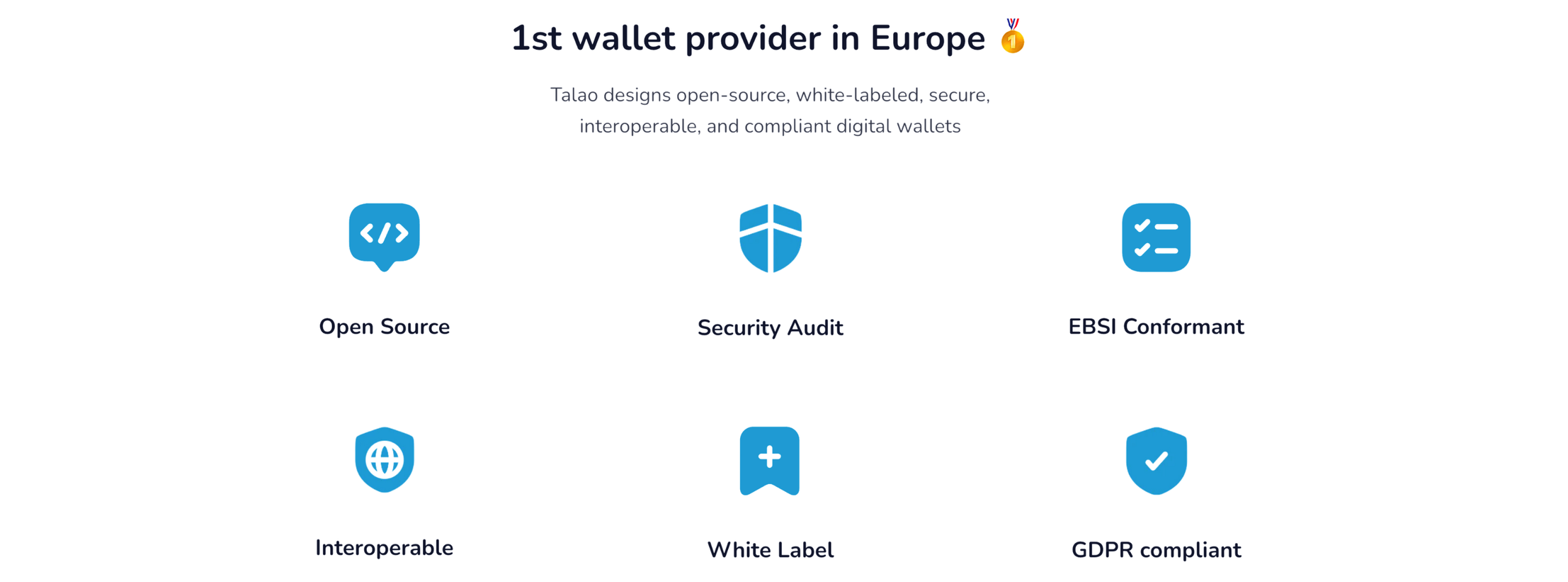 Talao : 1st digital identity wallet provider in Europe